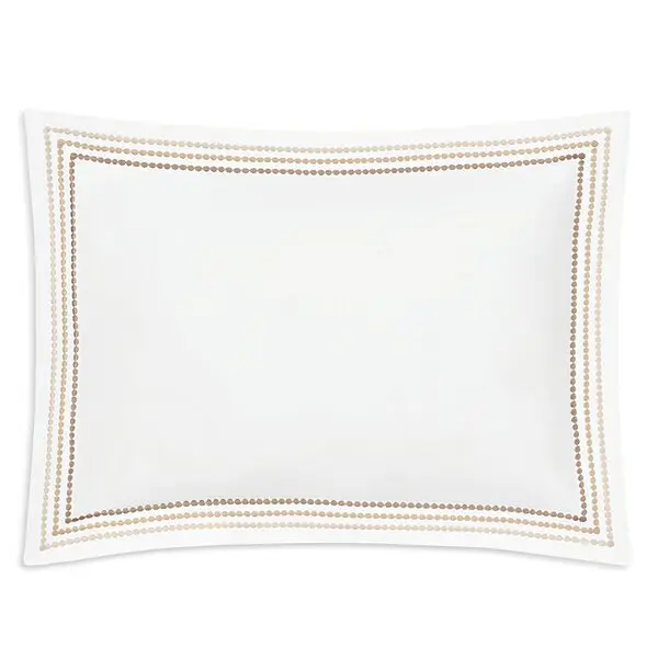 MATOUK Amara Triple Pearl Boudoir Sham - Beach