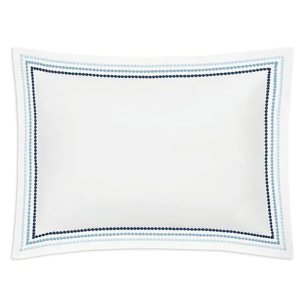 MATOUK Amara Triple Pearl Boudoir Sham - Sailor Blue