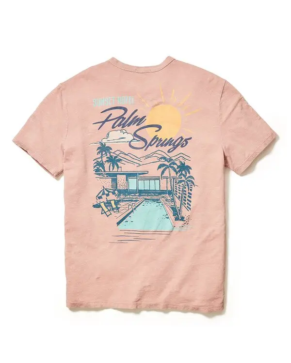Marine Layer Palm Springs Graphic Logo Tee