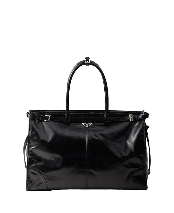 Prada Leather Tote - Black