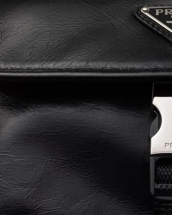 Prada Leather Smartphone Case - Black