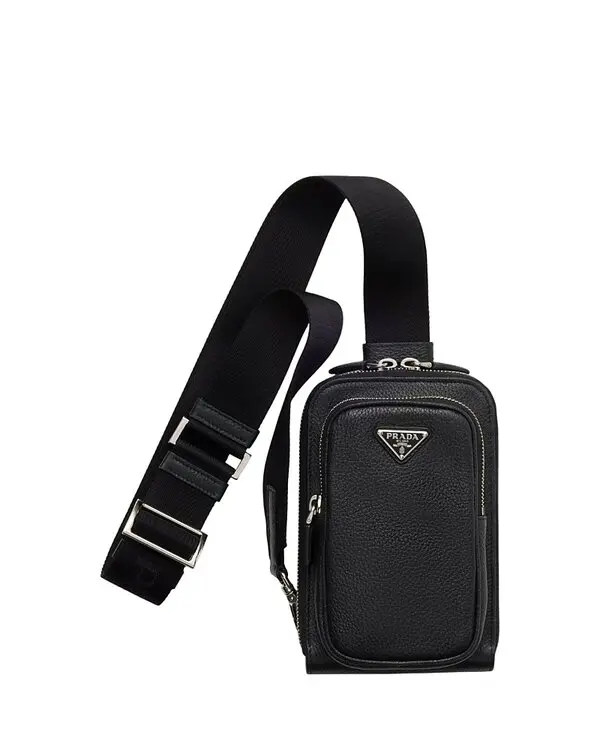 Prada Leather Smartphone Case - Black