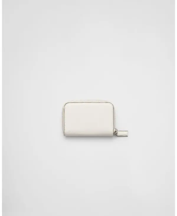 Prada Saffiano Coin Purse - White