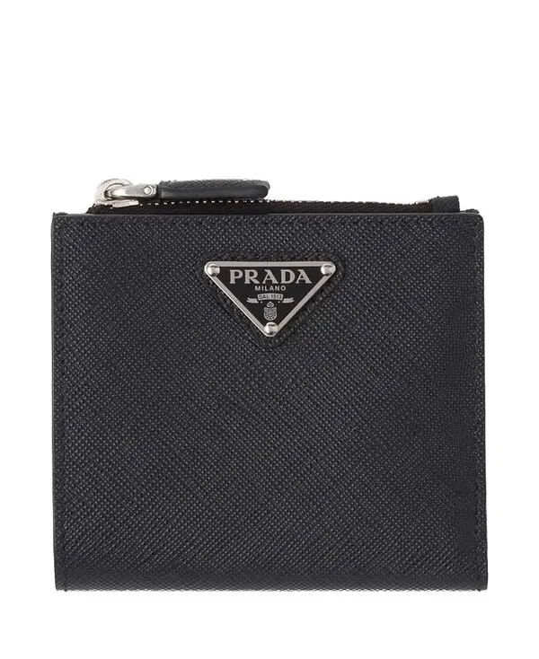 Prada Saffiano Leather Wallet - Black