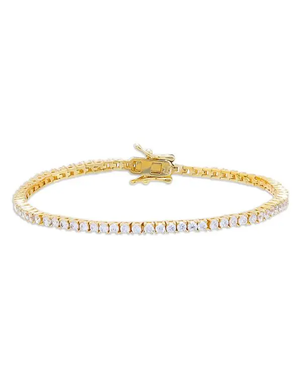 ADINA EDEN Cubic Zirconia Tennis Bracelet - Gold