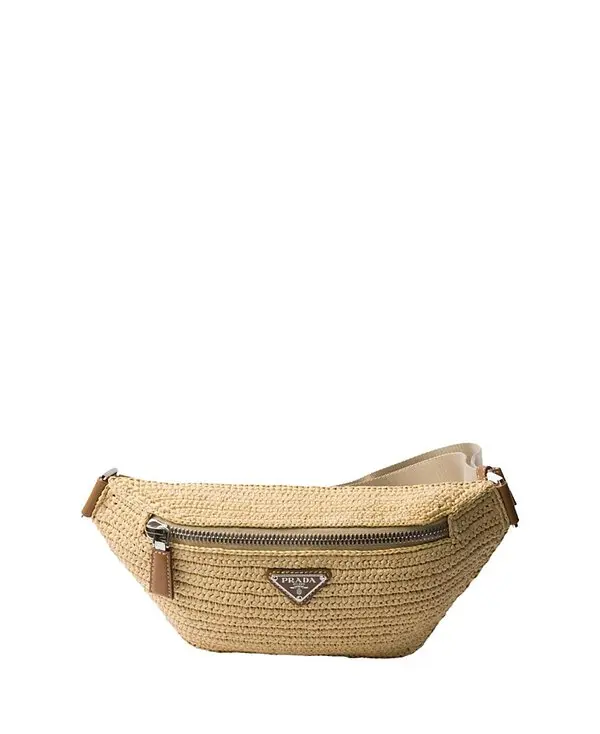 Prada Crochet Belt Bag - Neutral