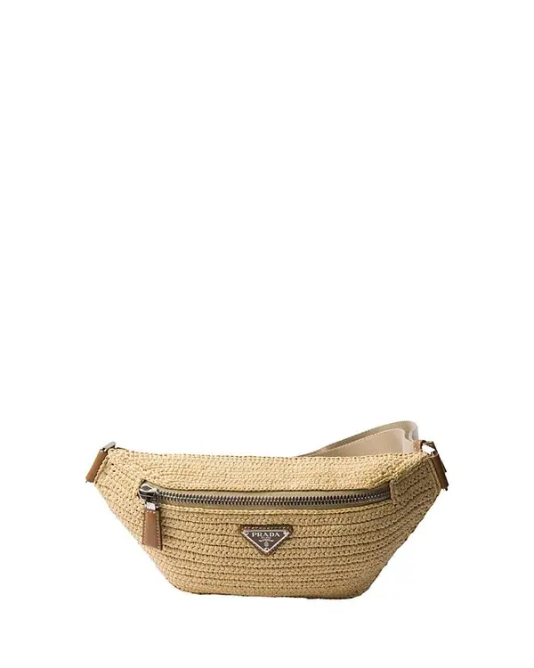 Prada Crochet Belt Bag - Neutral