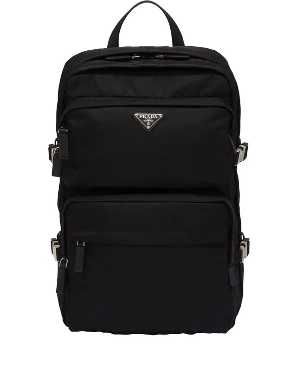 Prada Re-nylon And Saffiano Leather Backpack