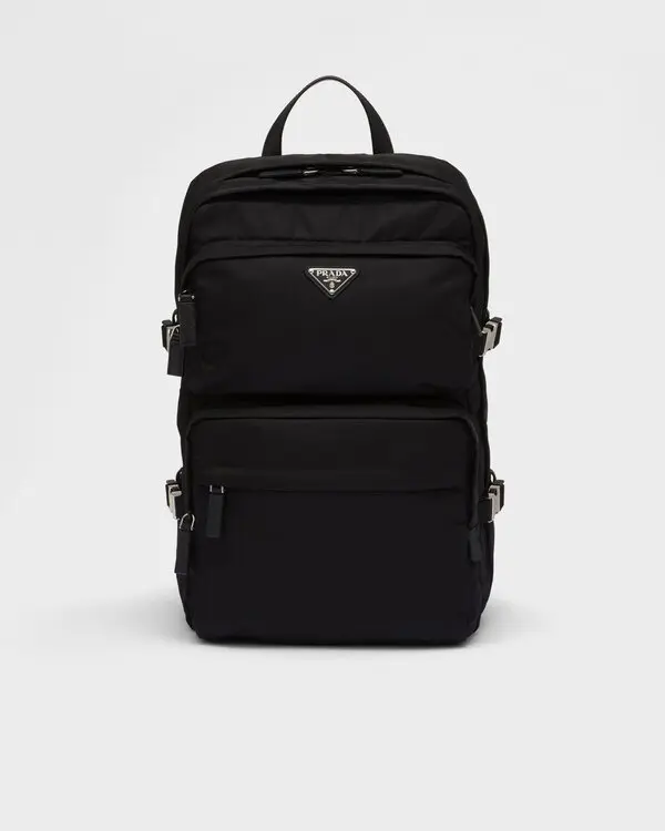 Prada Re-nylon And Saffiano Leather Backpack