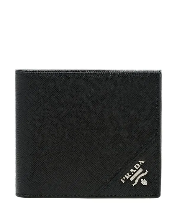 Prada Saffiano Leather Wallet - Black