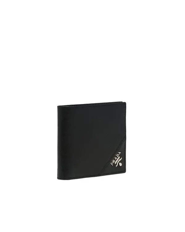 Prada Saffiano Leather Wallet - Black