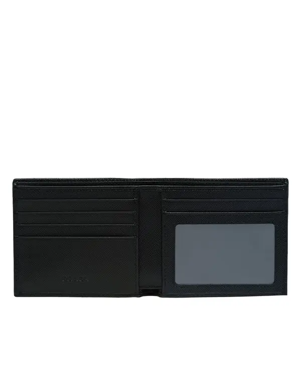 Prada Saffiano Leather Wallet - Black