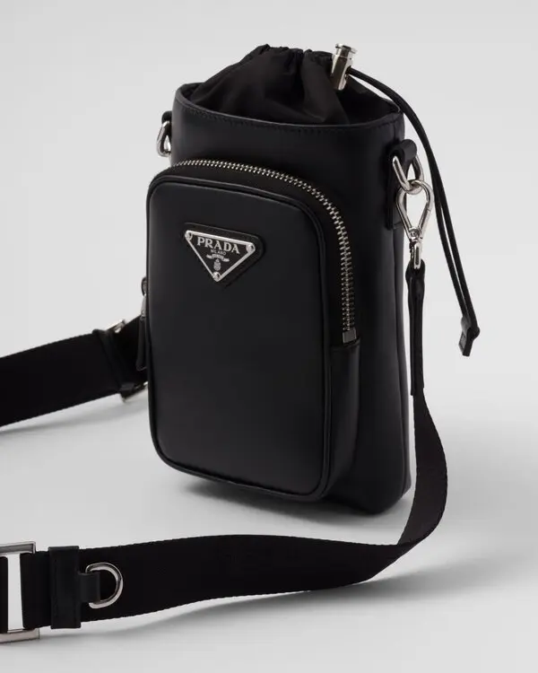 Prada Leather Smartphone Case - Black