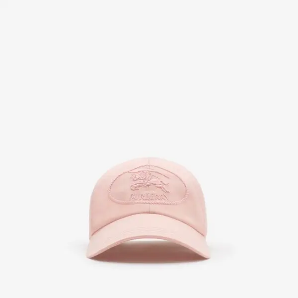 Burberry Knight Stamp Gabardine Baseball Cap - Flora