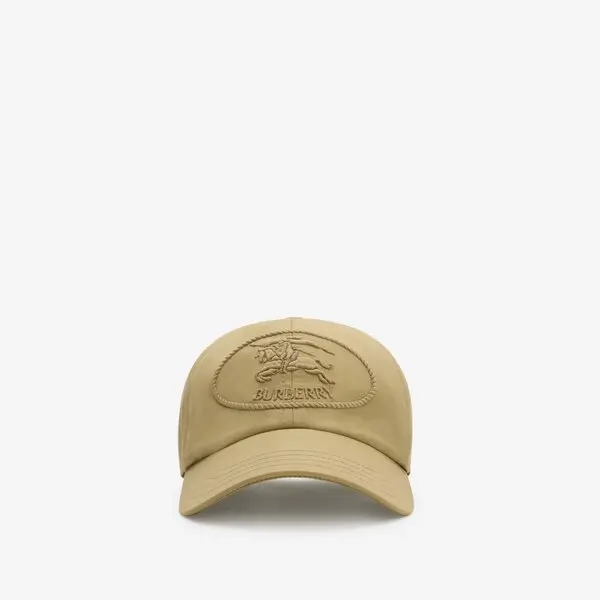 Burberry Knight Stamp Gabardine Baseball Cap - Hamper