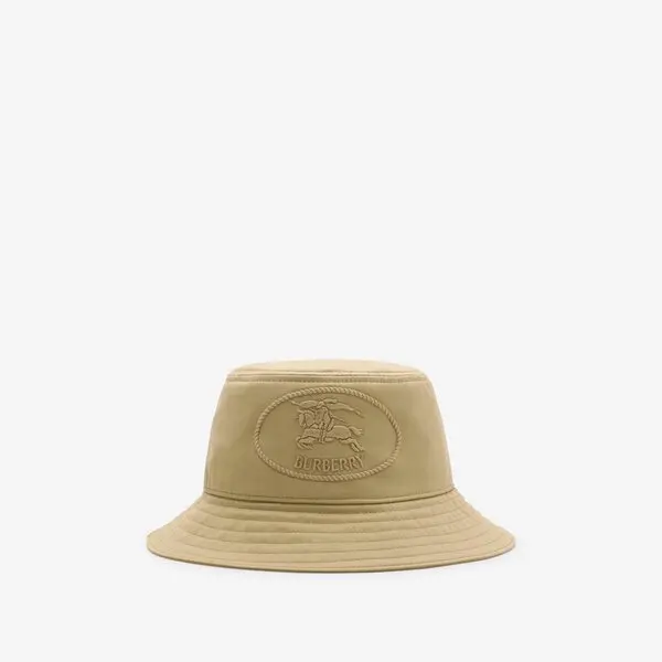 Burberry Knight Stamp Gabardine Bucket Hat - Hamper