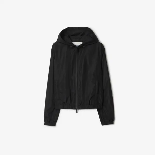 Burberry Knight Stamp Nylon Jacket - Black