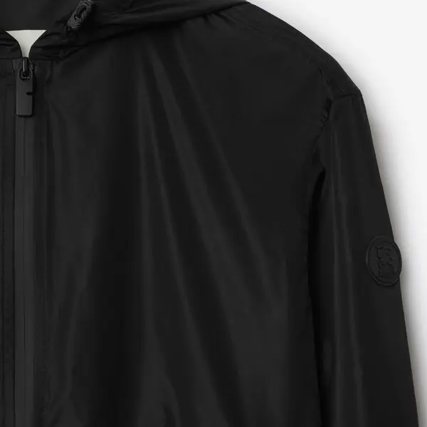 Burberry Knight Stamp Nylon Jacket - Black