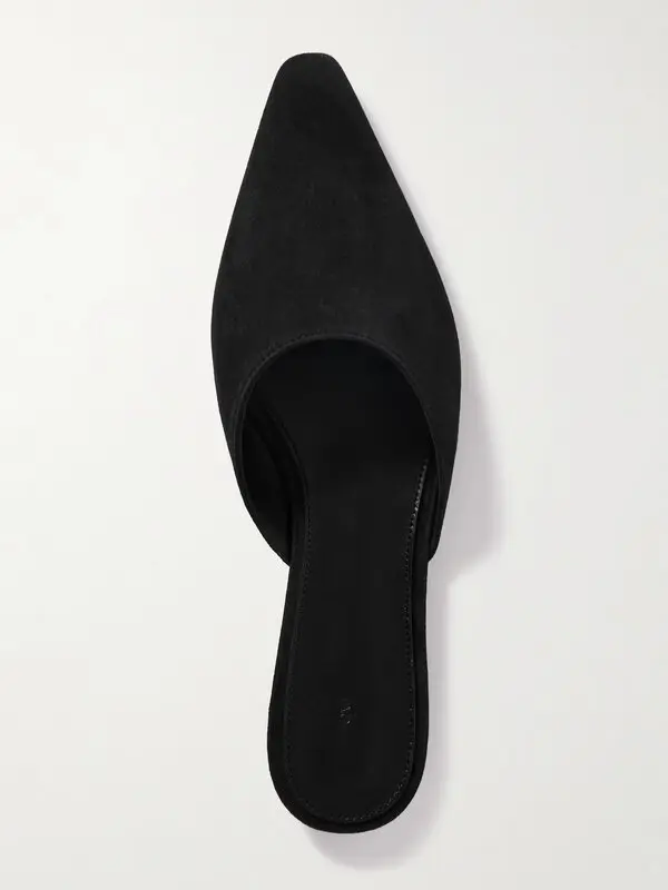 Tove Pheby Point-toe Suede Mules