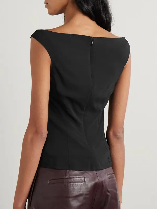 ST. AGNI Stretch-jersey Top