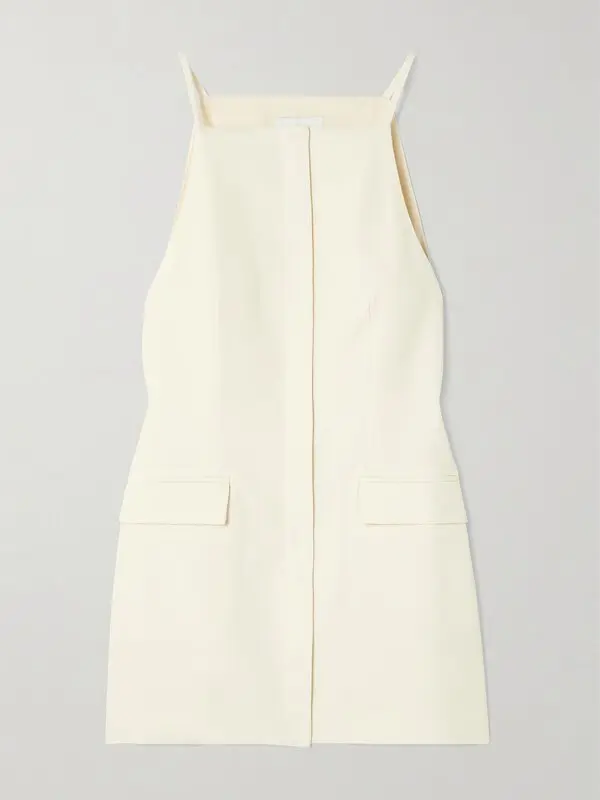 ST. AGNI Twill Mini Dress - Neutrals