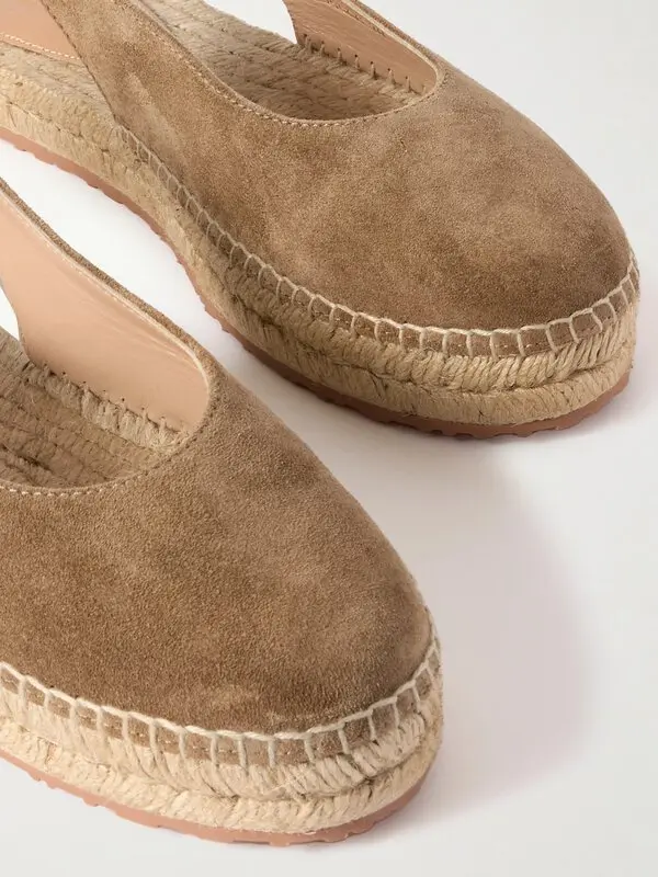 GIANVITO ROSSI Paz Suede Espadrilles