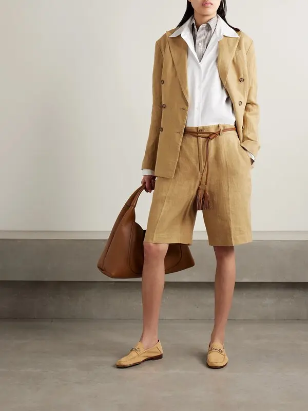 Polo Ralph Lauren Long Linen Shorts