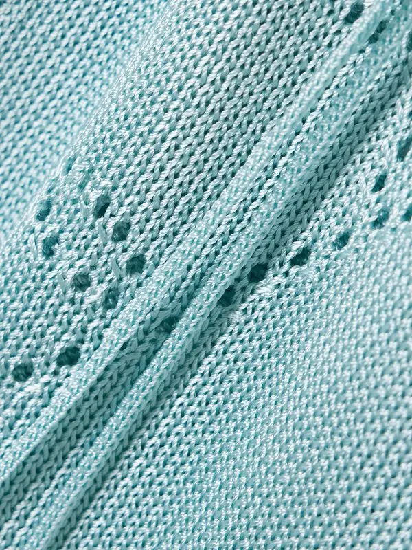 Calle Del Mar Pointelle-knit Shorts