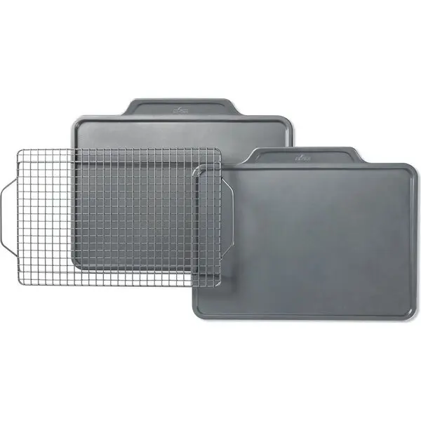 ALL-CLAD 3-piece Pro Release Nonstick Cookie Sheet Set - Gray