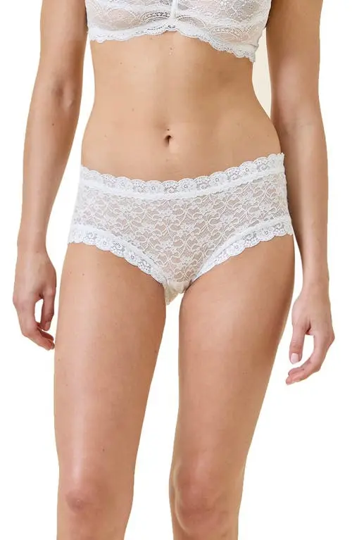 PAPINELLE Lace Boyshorts - Ivory