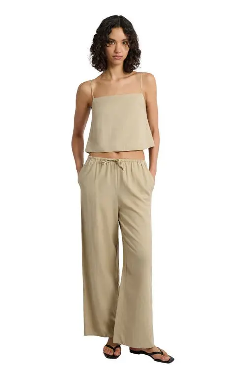 Onia Air Linen Drawstring Pant - Jute
