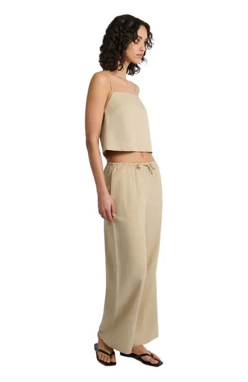 Onia Air Linen Drawstring Pant - Jute