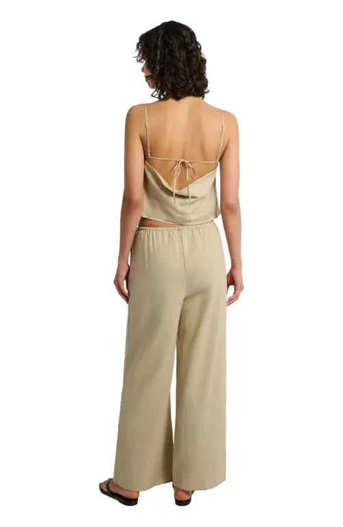 Onia Air Linen Drawstring Pant - Jute