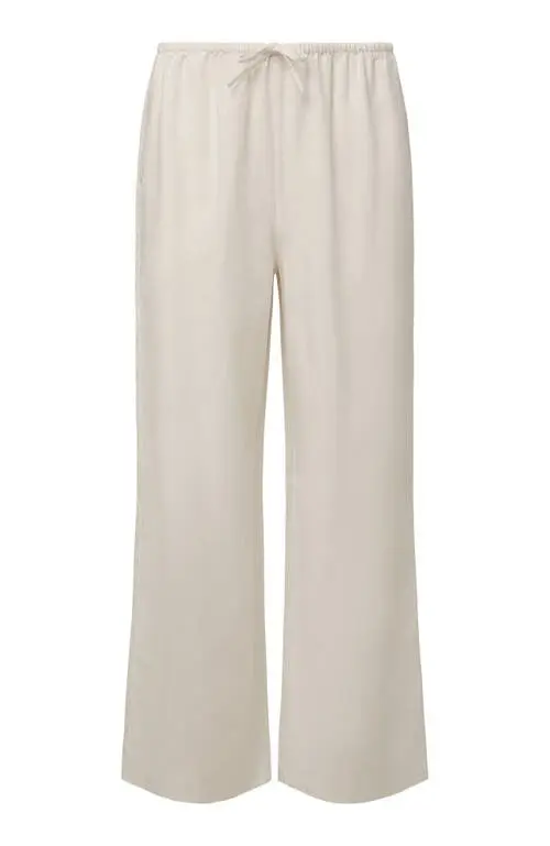 Onia Air Linen Drawstring Pant - White