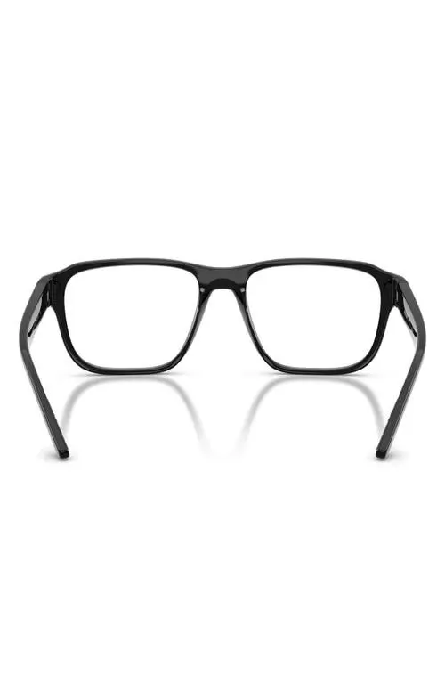 Prada 52mm Irregular Optical Glasses - Black