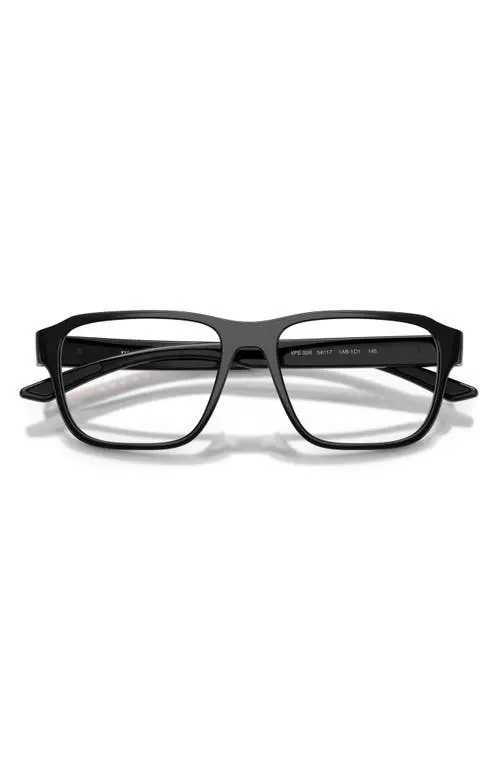 Prada 52mm Irregular Optical Glasses - Black