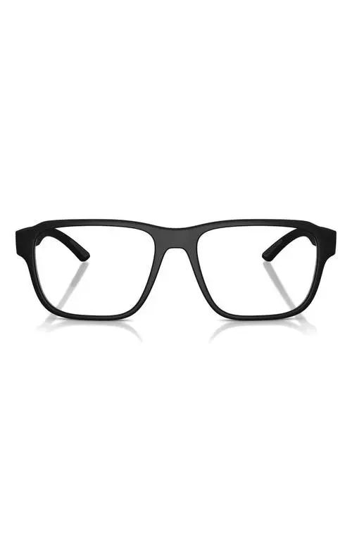 Prada 52mm Irregular Optical Glasses - Rubber Black