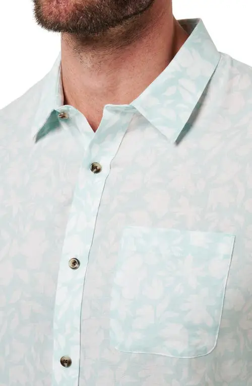 Travis Mathew Double Room Short Sleeve Button-up Shirt
