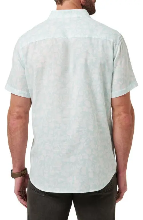 Travis Mathew Double Room Short Sleeve Button-up Shirt