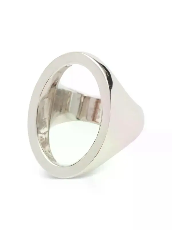 MAISON MARGIELA Minimal Logo Ring - Silver