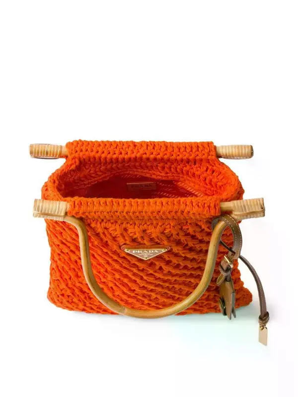 Prada Mini Crochet Tote