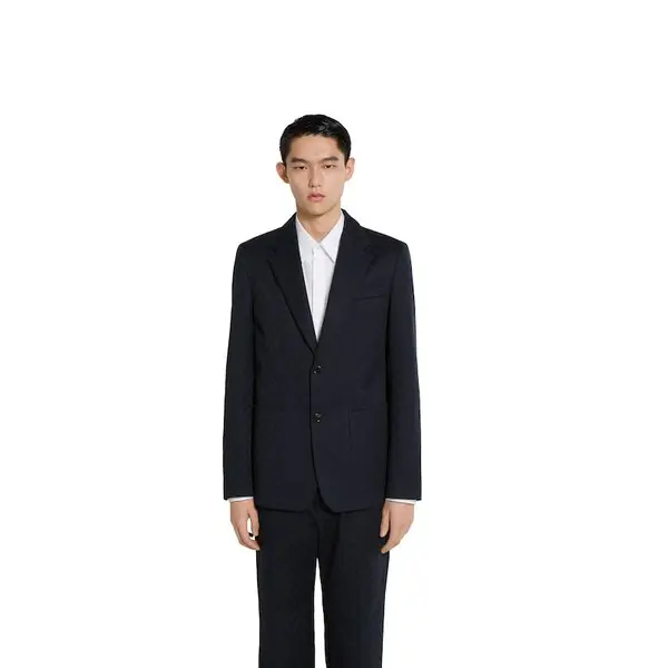Gucci Gg Cotton Gabardine Jacquard Jacket - Blue
