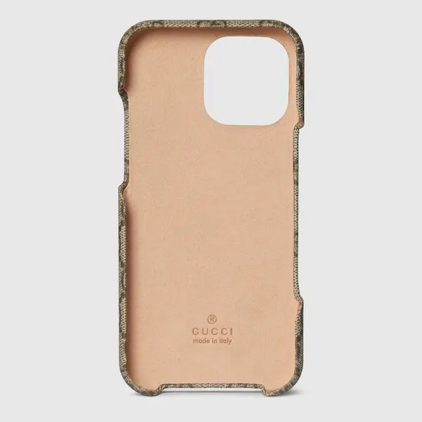 Gucci Ophidia Case For Iphone 16 Pro Max Gg Canvas