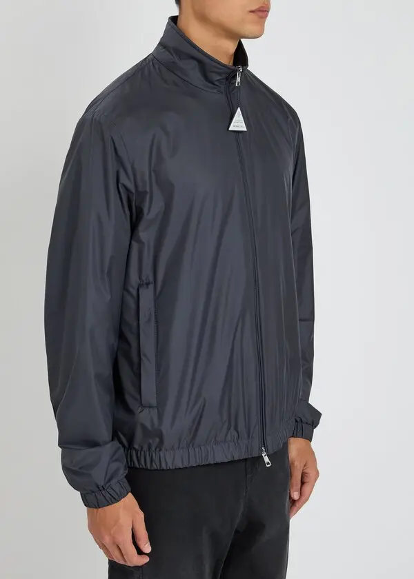 Moncler Meidassa Shell-satin Jacket - Navy