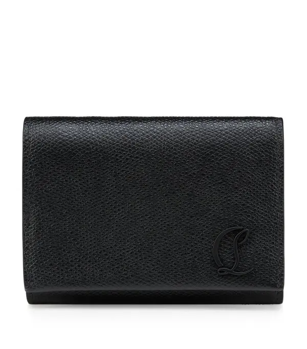 CHRISTIAN LOUBOUTIN Mooncrest Leather Trifold Wallet