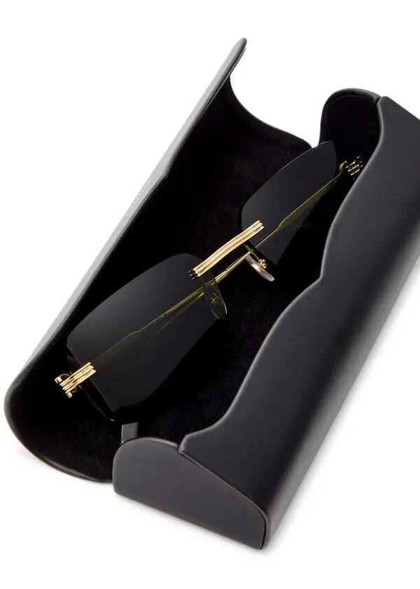 CARTIER Rectangle-frame Sunglasses