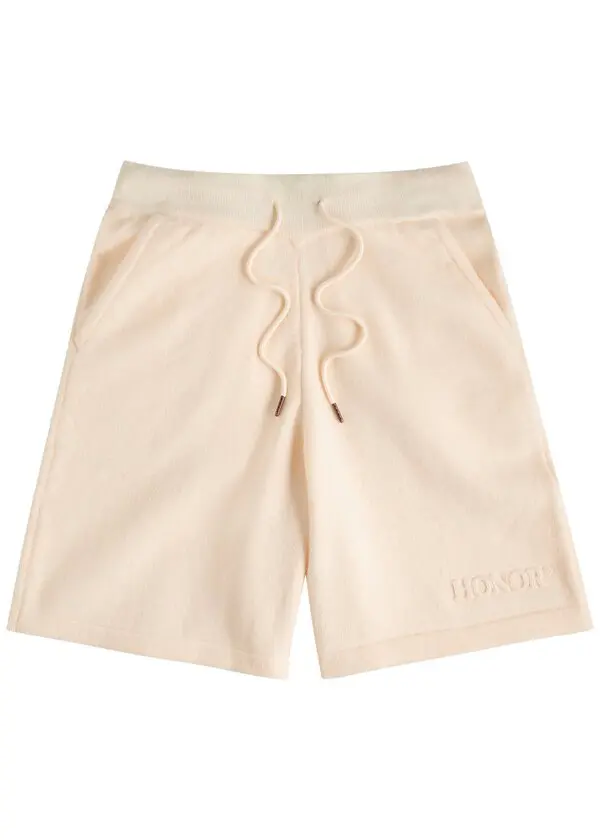 HONOR THE GIFT Logo Brushed Knit Shorts