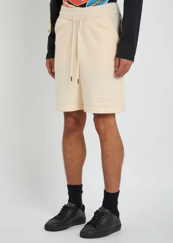 HONOR THE GIFT Logo Brushed Knit Shorts