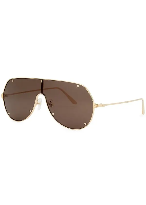 CARTIER Santos De Sunglasses - Gold