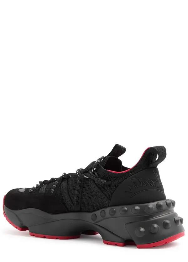 CHRISTIAN LOUBOUTIN Trailnrun Panelled Knit Sneakers